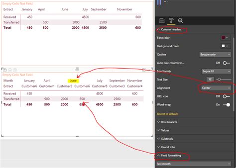 solved double heading matrix microsoft fabric community
