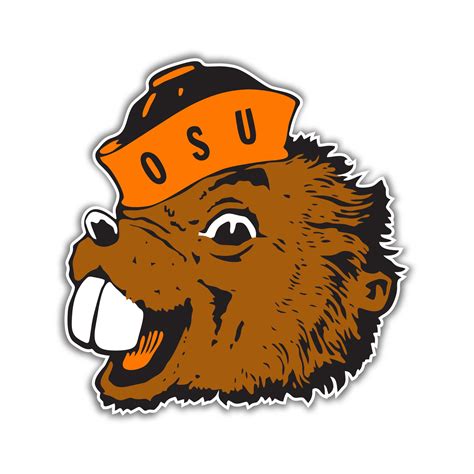 Oregon State Beavers Full Color Vinyl Decal Custom Size Sports