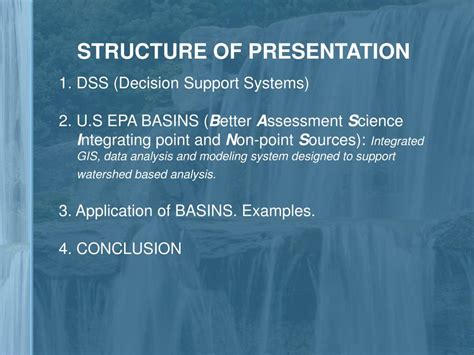 Ppt Gis Integrated Decision Support System Dss In Water Resources