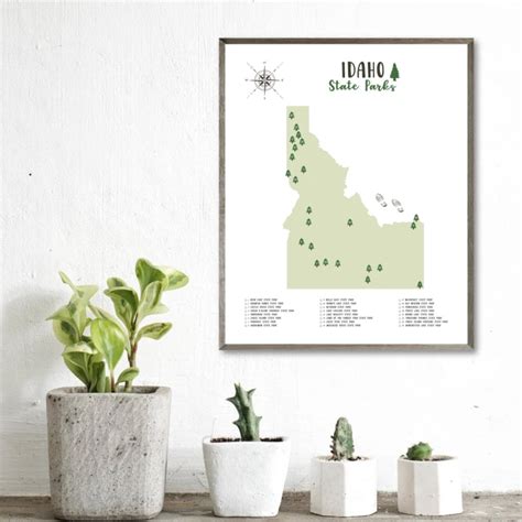 Idaho State Parks Map T For Traveler