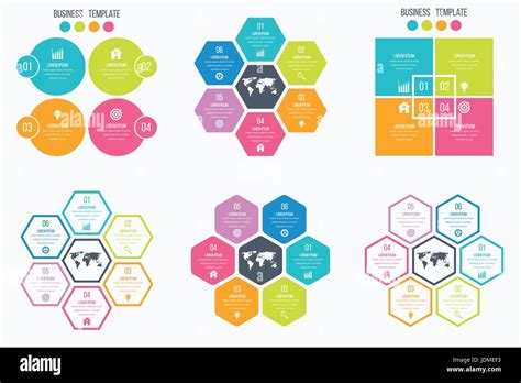 Set With Infographics Stock Vector Image Art Alamy