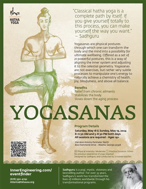 May 18 Classical Hatha Yoga Program Yogasanas In Atlanta Acworth Ga Patch