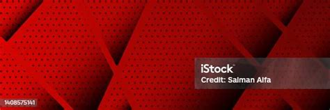 추상 진한 빨강 금속 탄소 중립 겹침 밝은 육각형 메쉬 디자인 현대 고급 미래 기술 배경 게임 기술 와이드 배너 벡터 일러스트 레이 션 0명에 대한 스톡 벡터 아트 및 기타