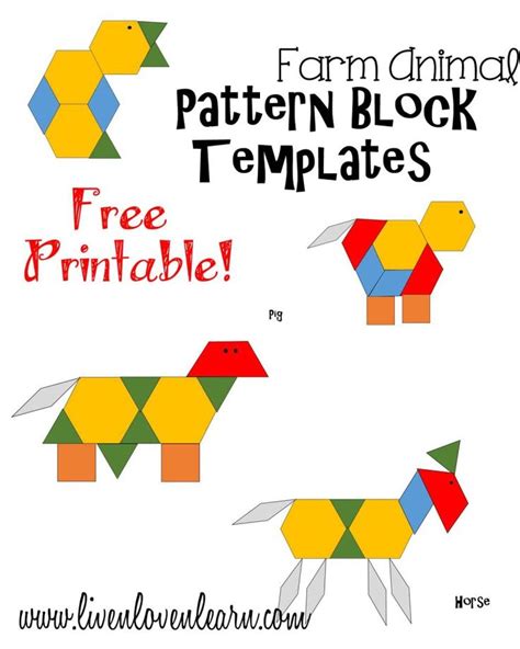 Free Pattern Block Templates