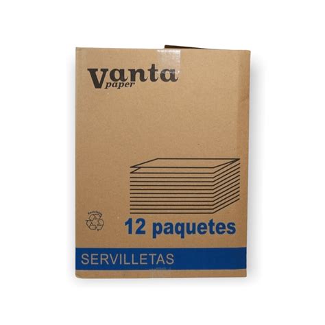 Servilletas Vanta Cj12 Paq 500 Pz Tu Bodeguita
