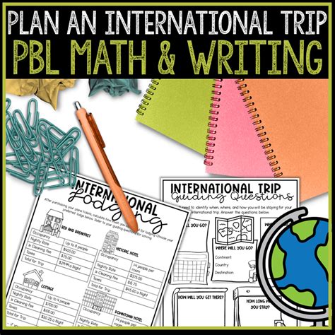 Project Based Learning Planning An International Trip Pbl Activity Teresa Kwant