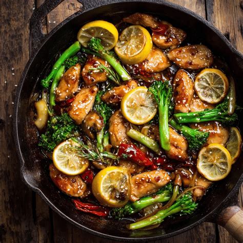 Honey Lemon Chicken Stir Fry Eatwithmiacom