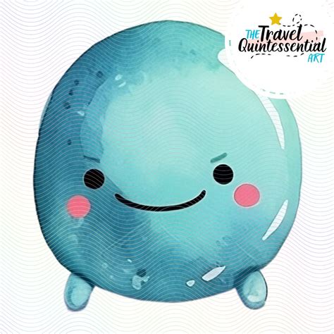 Cute Macarons Digital Art Setma001 Etsy