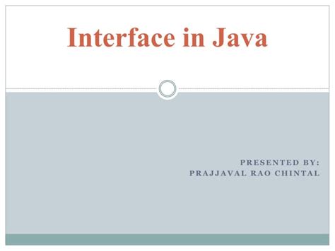 Interface In Java Multiple Inheritance In Java Interface