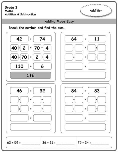 Printable Class 3 Maths Worksheets Free Free Download And Print For You