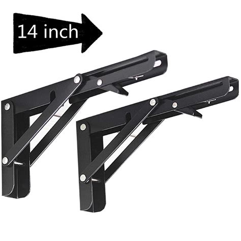 Folding Angle Bracket，2pcs Triangle Folding Angle Bracket Heavy Support