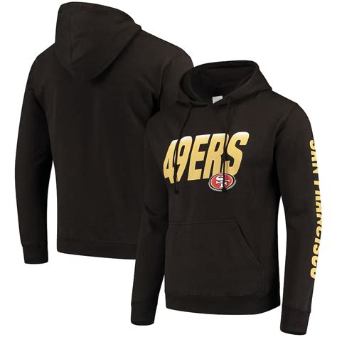 San Francisco 49ers Black Team Logo Pullover Hoodie