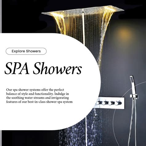 Luxury Hospitality Spa Shower Systems