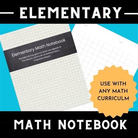 Elementary Math Notebook By Lesley Manning Tpt