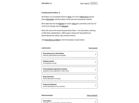 Astro Micro Tailwind Resources