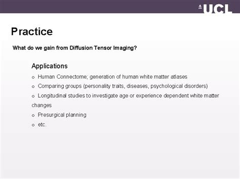 Diffusion Tensor Imaging Overview Theory Basic Physics Tensor