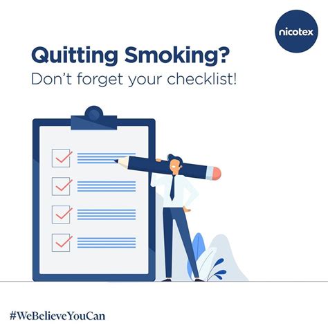 Quit Smoking Checklist To Prepare You For Your First Few Days Without A
