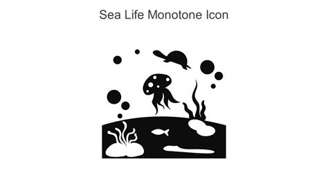 Sea Life Monotone Icon In Powerpoint Pptx Png And Editable Eps Format PPT Example