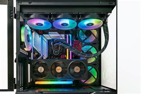 High Performance Computer Build With Rgb Lighting And Advanced Cooling