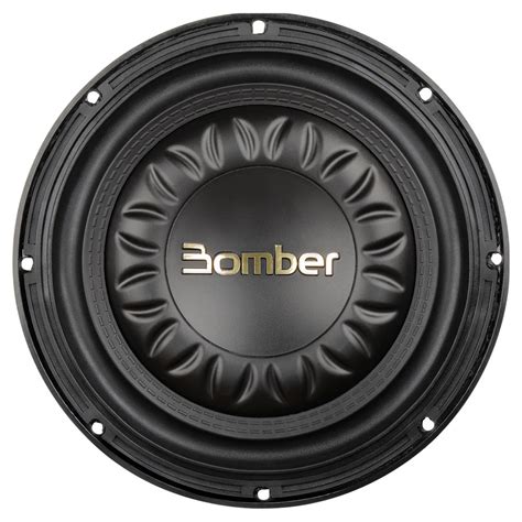 Subwoofer 8 Polegadas Bomber 300w Rms Slim High Power 4 Ohms Bobina Simples 600w Pico Peça
