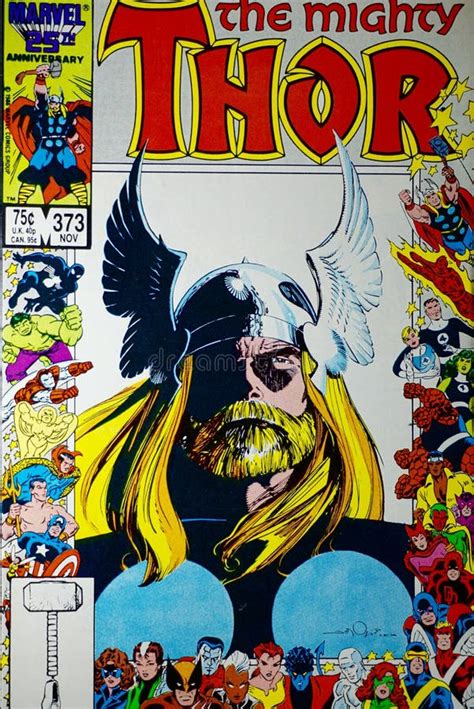 Marvel Comic Thor Editorial Photography Image Of Thor 175294257