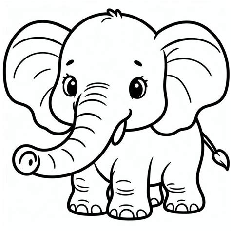 Pin Di Stefany Escalona Su Dibujo Disegni Da Colorare Elefante