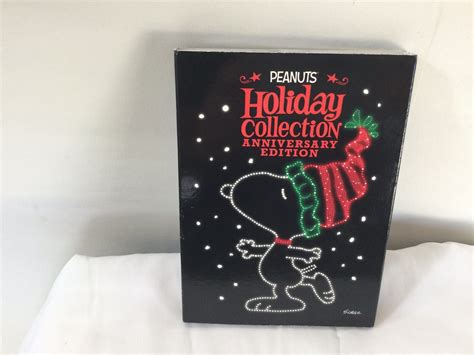 Peanuts Holiday Collection Anniversary Edition Dvd Black Slipcover New
