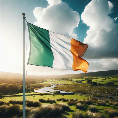 Premium Photo Unveiling Irelands Flag A Visual Journey Into The