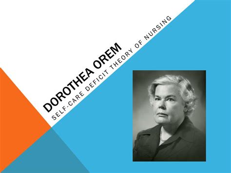 Ppt Dorothea Orem Powerpoint Presentation Free Download Id 4415519