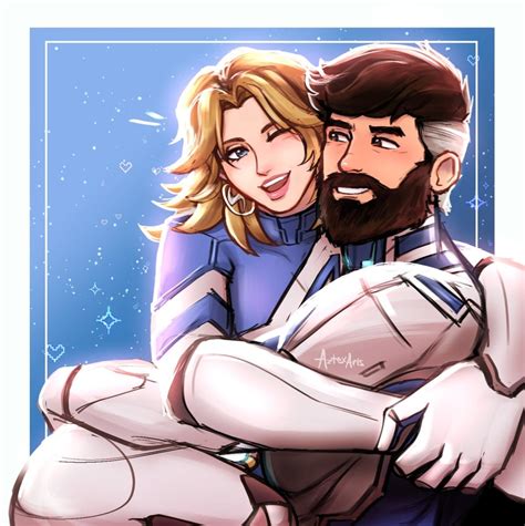 Sue Storm And Reed Richards Marvel And 2 More Drawn By Aztexarts