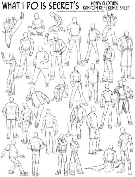 Human Poses Drawing Reference