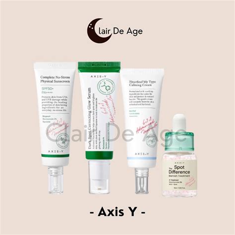Axis Y Sunscreen Axis Y Glow Serum Axis Y Skincare Axis Y