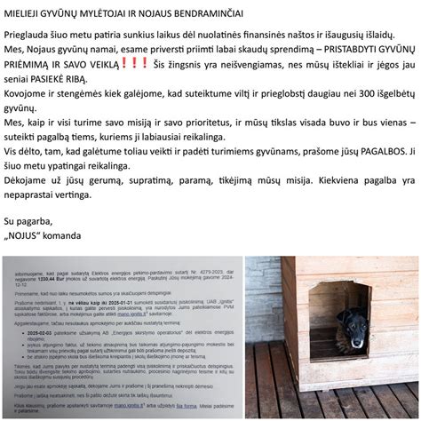 Papildym Prieglauda Nojus Kauno Gyvūnų Gerovės Namai Facebook