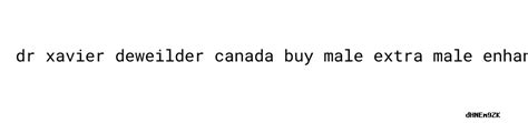 Dr Xavier Deweilder Strike Up Male Enhancement Pill Usach