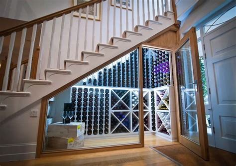Under Stairs Wine Cellars And Custom Home Bar Designs
