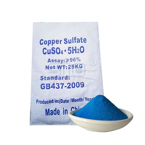 Feed Food Grade Heptahydrate Cuso4 7h2o Copper Sulfate Copper Sulfate