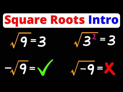 Positive Square Root Numbers