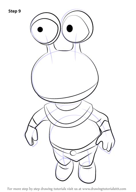 How To Draw Aliens From The Backyardigans The Backyardigans Step By