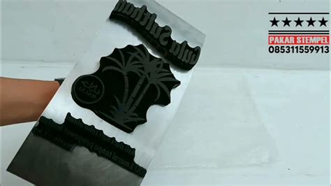 Stempel Swing Jumbo Solusi Stempel Media Plastik Kardus Karung Ukuran Besar Swing Stamp Youtube