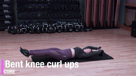Bent Knee Curl Ups Youtube