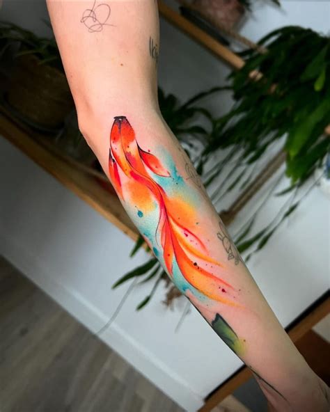 14 Tatuajes De Acuarelas De Moda Que Tienes Que Ver