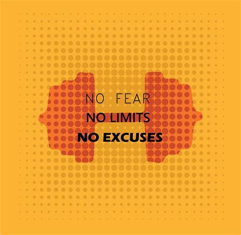 Motivational Phrase Exercise There Are No Limits 21941821 Vector Art