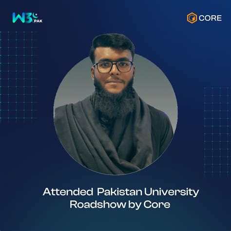 Muhammad Fareed On Linkedin Blockchain Crypto Btcfi Corechain Pakistanuniversityroadshow