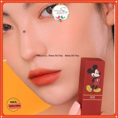 Son Kem 3ce Mickey Tattoo Lip Tint PhiÊn BẢn ChuỘt Micky 🍀 Son 3ce