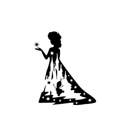Elsa And Olaf Disney Decal Disney Elsa Decal Disney Elsa And Castle