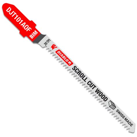 Diablo Djt101aof5 3 1 4 20tpi Bi Metal Jig Saw Blades For Wood 5 Pk Mississauga Hardware