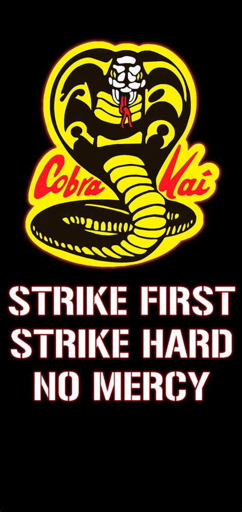 Cobra Kai Spirit Strike First Wallpaper Background Free Download