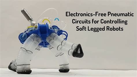 Electronics Free Soft Legged Robot Youtube