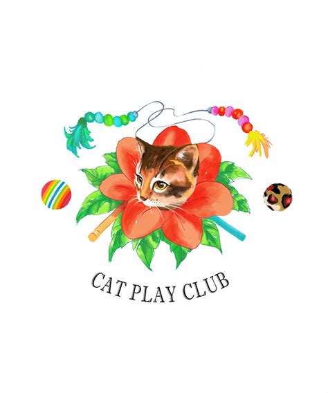 Llda 캣 플레이 클럽2 일러스트 화이트 에이블리