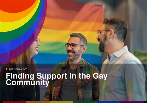 Finding Support In The Gay Community